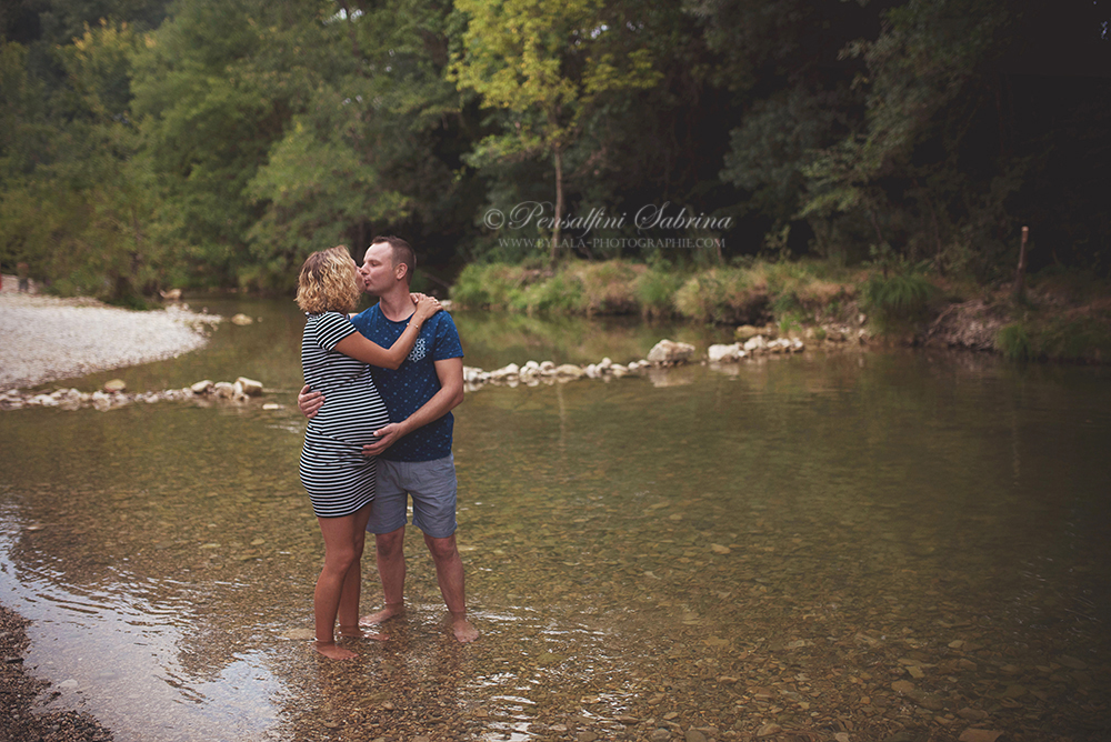 Chloé, Rémi & Tom - Séance grossesse - à la rivière %%lala%% Bylala ...